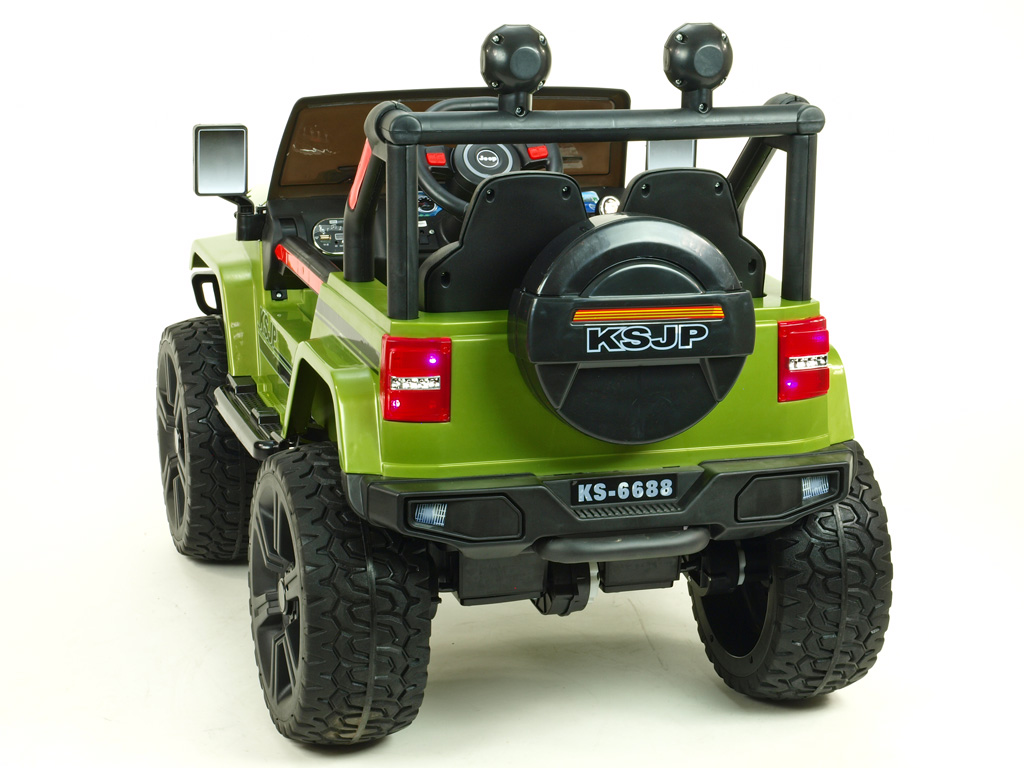 Elektrické auto Džíp Samuraj s 2.4G DO zelený